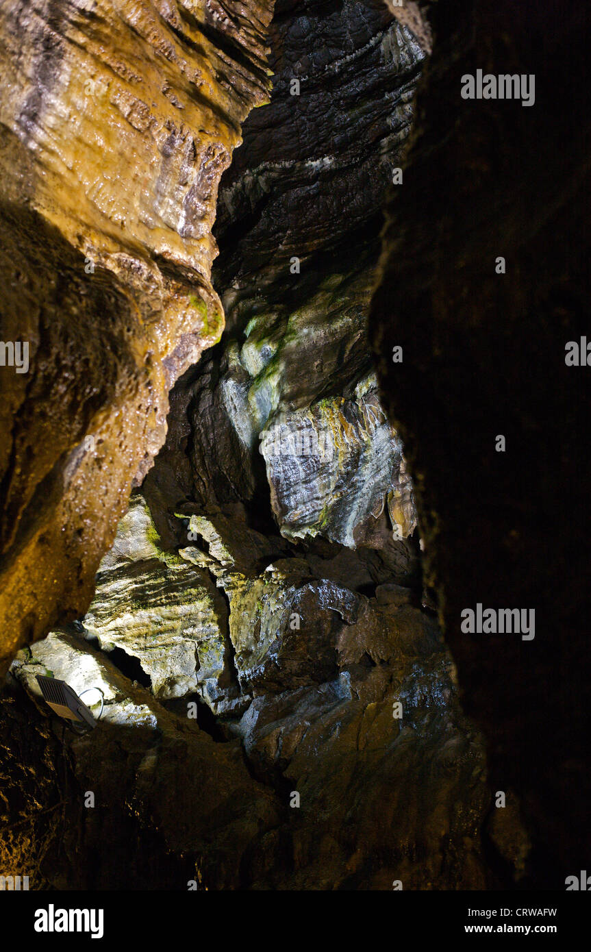 interior shot of Blue John cavern Stock Photo - Alamy