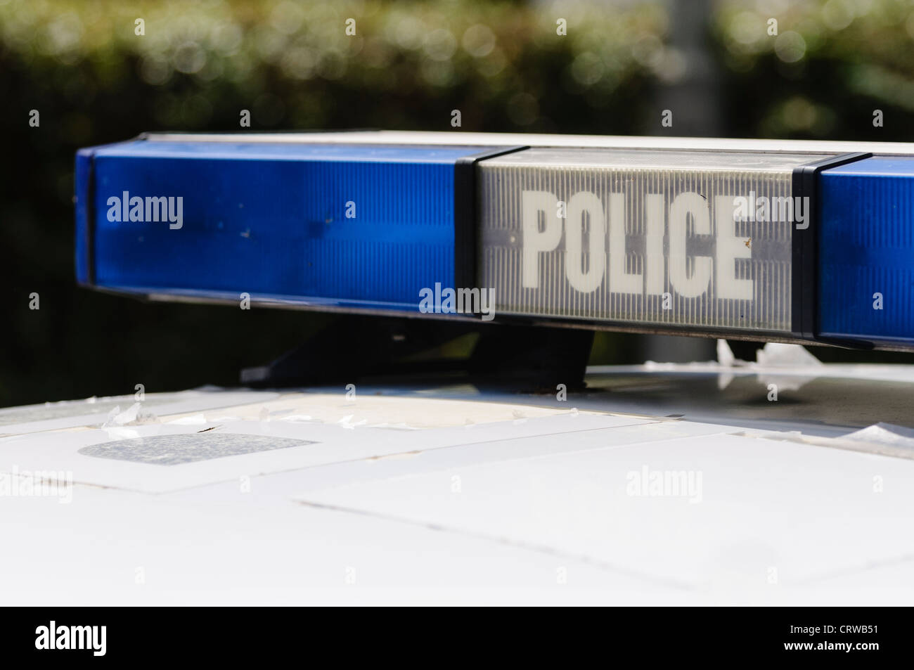 Flashing blue police lights hi-res stock photography and images - Alamy
