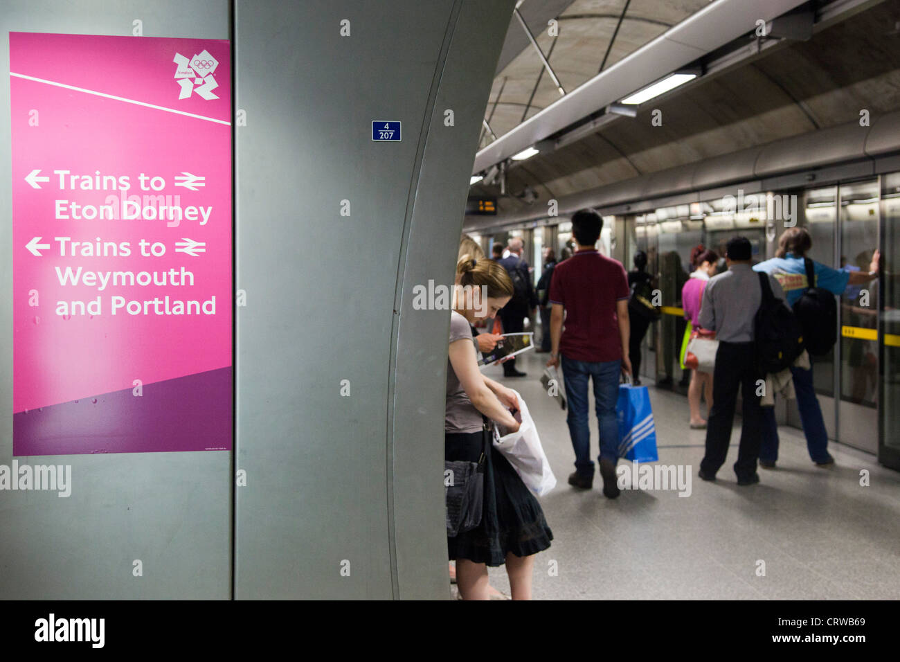 Signposts and directions for the Olympic Games, London 2012, have ...