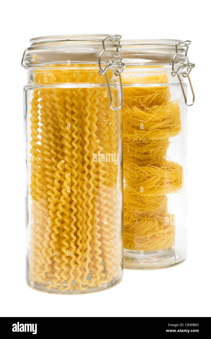 pasta in glass jar Stock Photo - Alamy