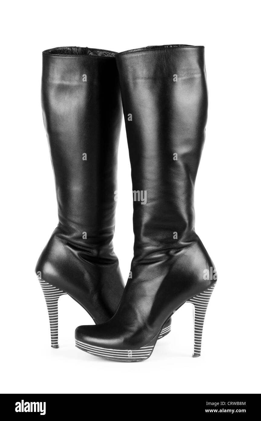 Fashion concept with woman top boots Stock Photo - Alamy