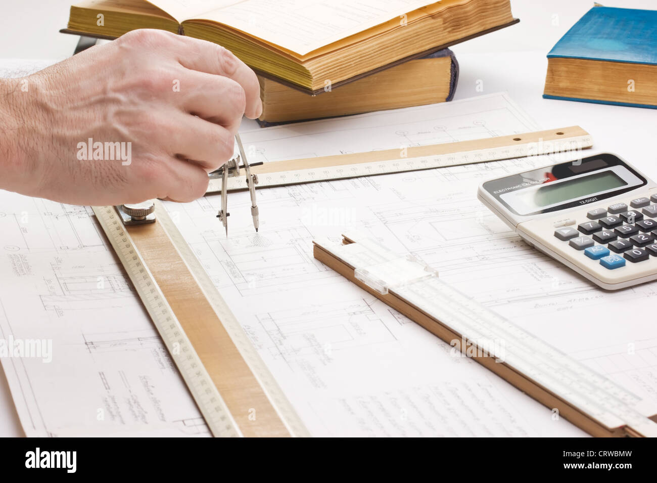 old technical drawings Stock Photo - Alamy
