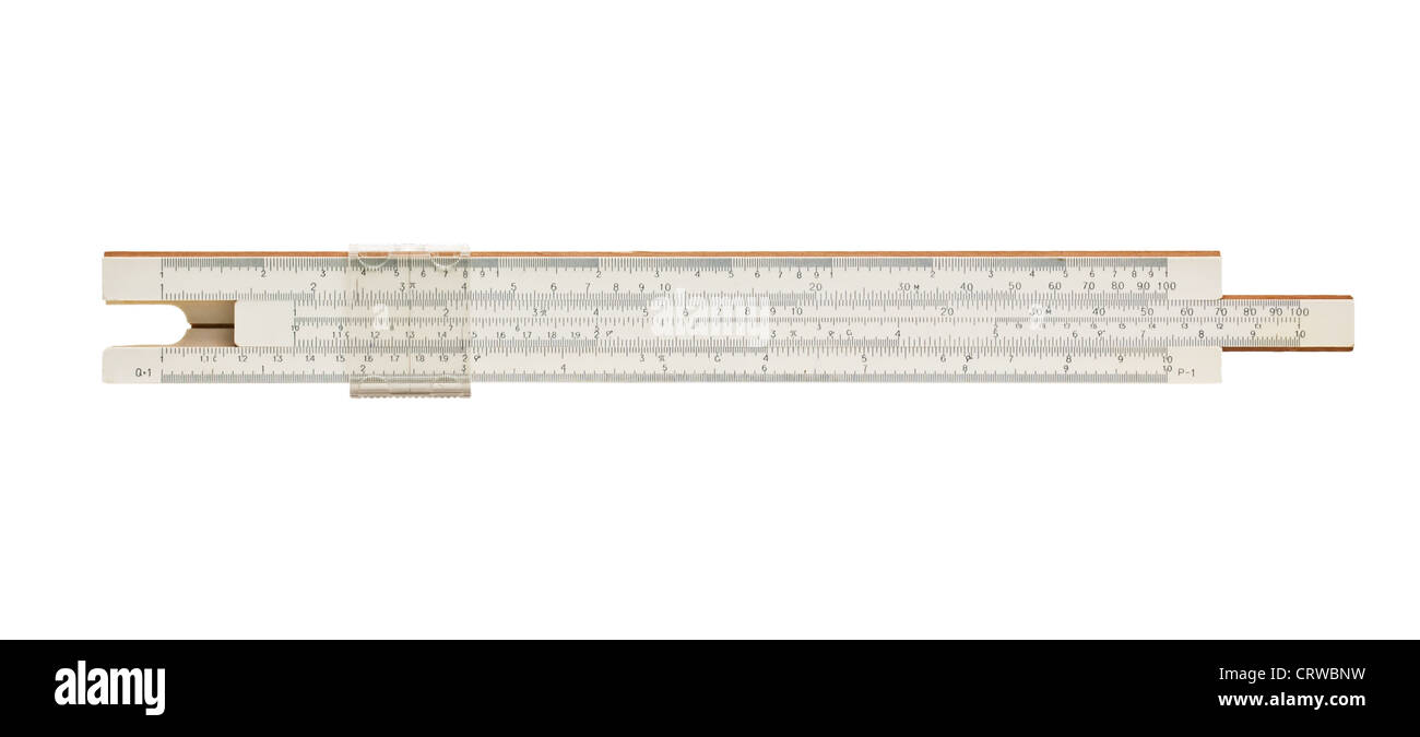 Slide rule and calculator hi-res stock photography and images - Alamy