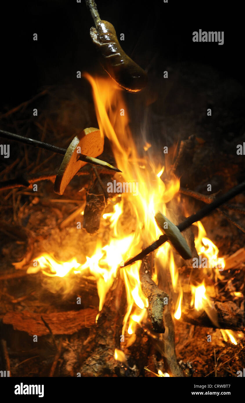 Roast over fire hi-res stock photography and images - Alamy