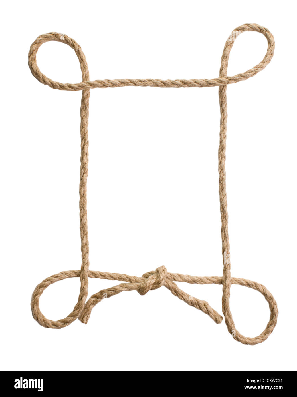 picture frame of rope Stock Photo - Alamy