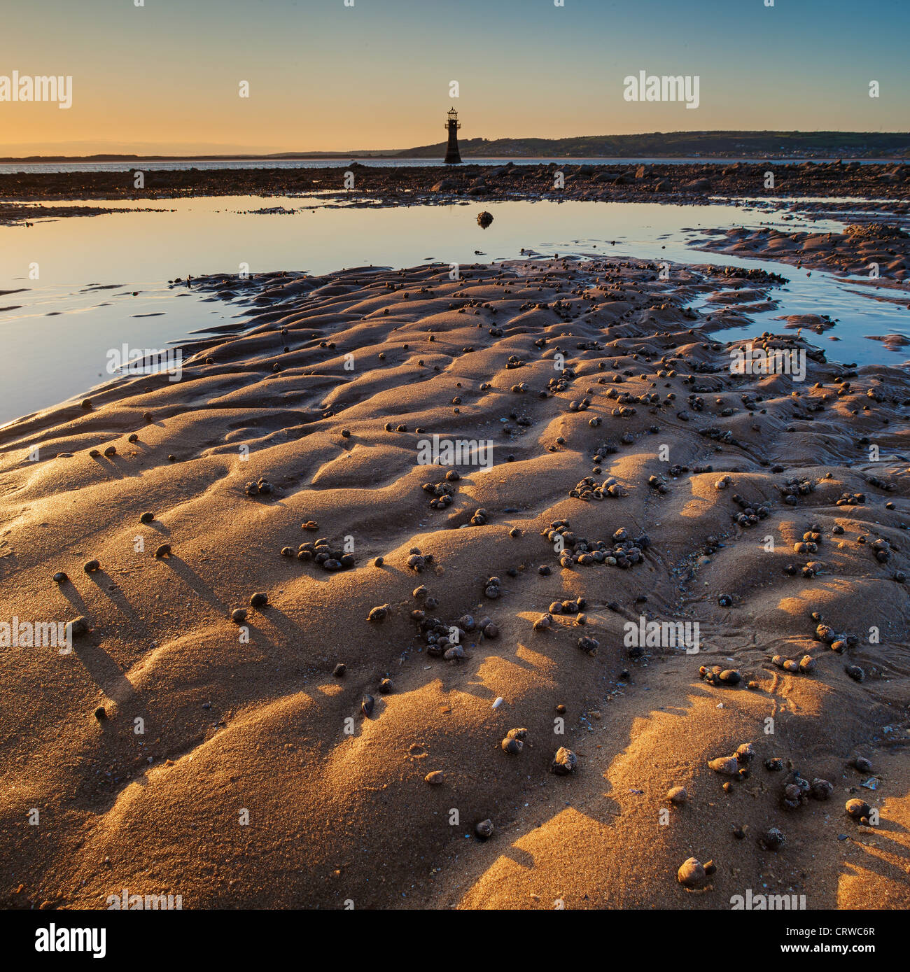 Whiteford Lighthouse, Whiteford Sands, Gower, Wales Stock Photo - Alamy
