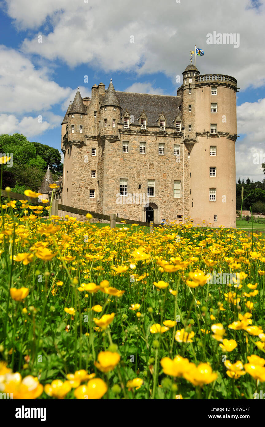 Castle Fraser, Inverurie, Aberdeenshire, Grampian, Scotland Stock Photo ...