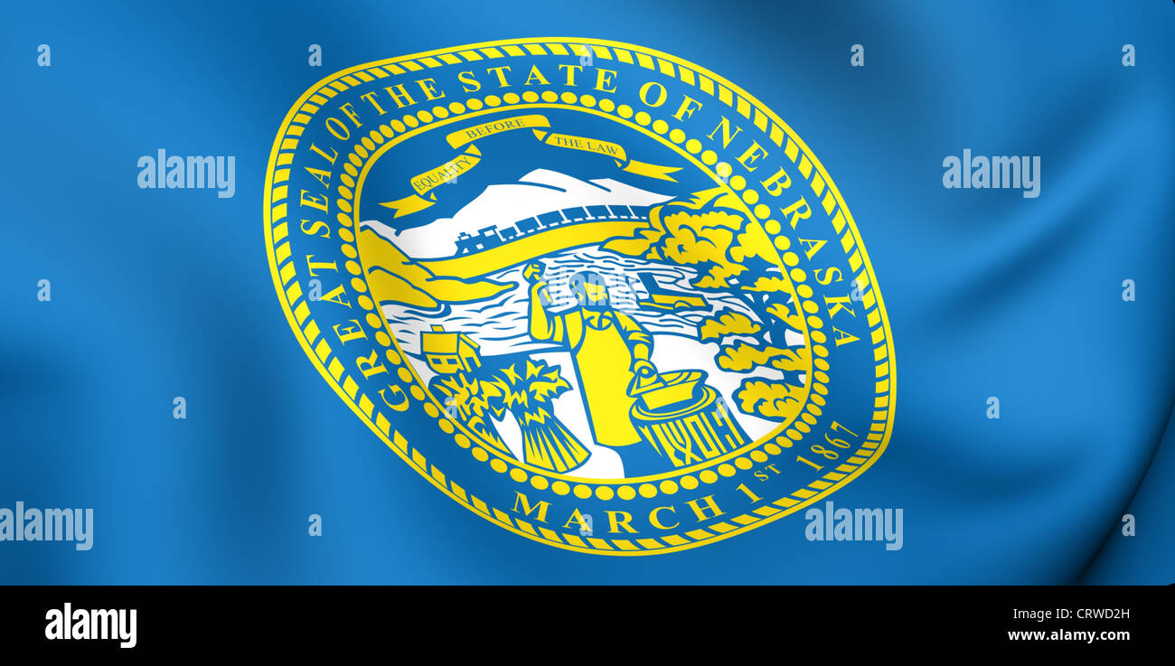 Flag of Nebraska Stock Photo - Alamy