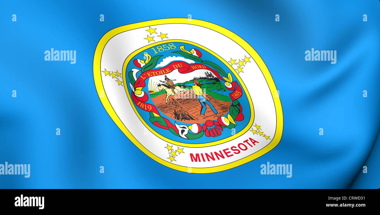 Flag of Minnesota Stock Photo - Alamy