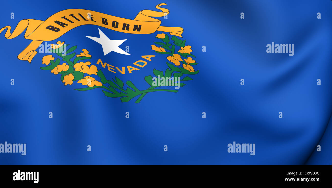 Flag of Nevada Stock Photo - Alamy