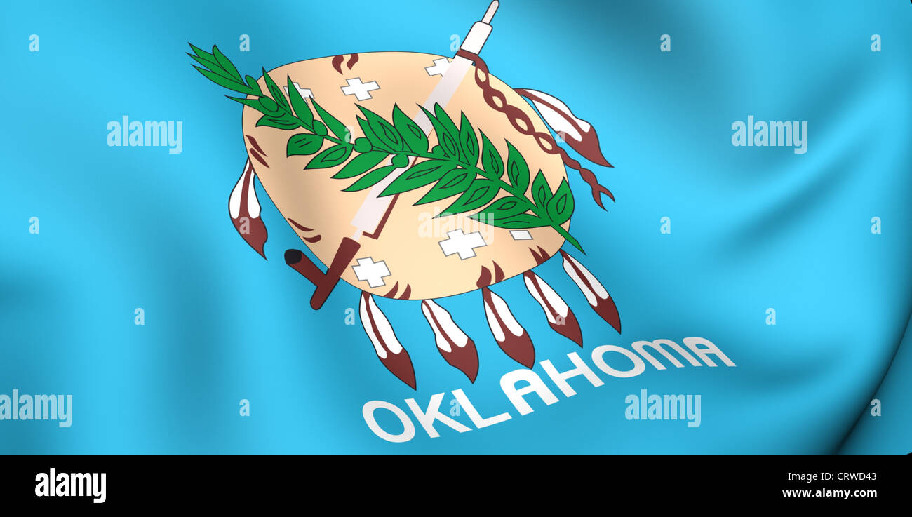 Flag of Oklahoma Stock Photo - Alamy