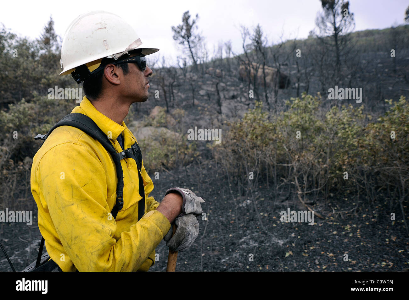 Hotshots assigned to the U.S. Forest Service patrol the U.S. Air Force ...