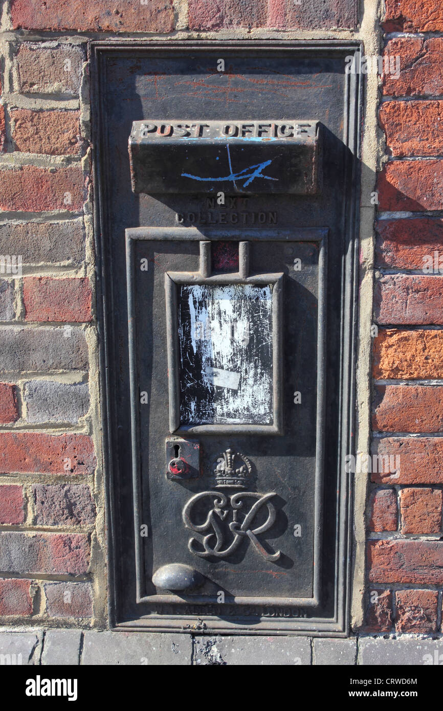Antique Mail Box Stock Photo - Alamy