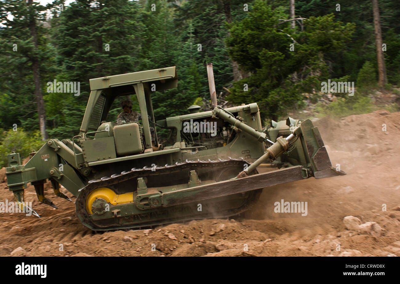 U.S. Army Command Sgt. Major Ron Patterson with the 52nd Engineering ...