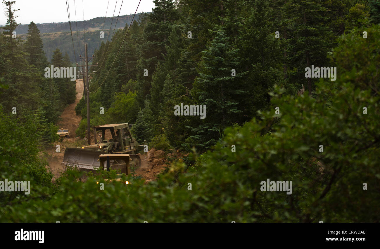 U.S. Army Command Sgt. Major Ron Patterson with the 52nd Engineering ...
