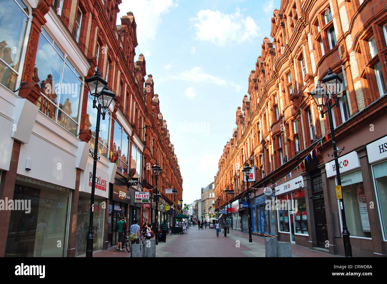 Queen Victoria Street, Reading, Berkshire, England, United Kingdom ...