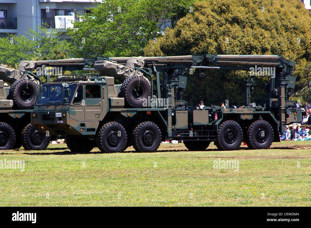 JGSDF Type03 SAM missile transporter,Air Defence Artillery School unit ...