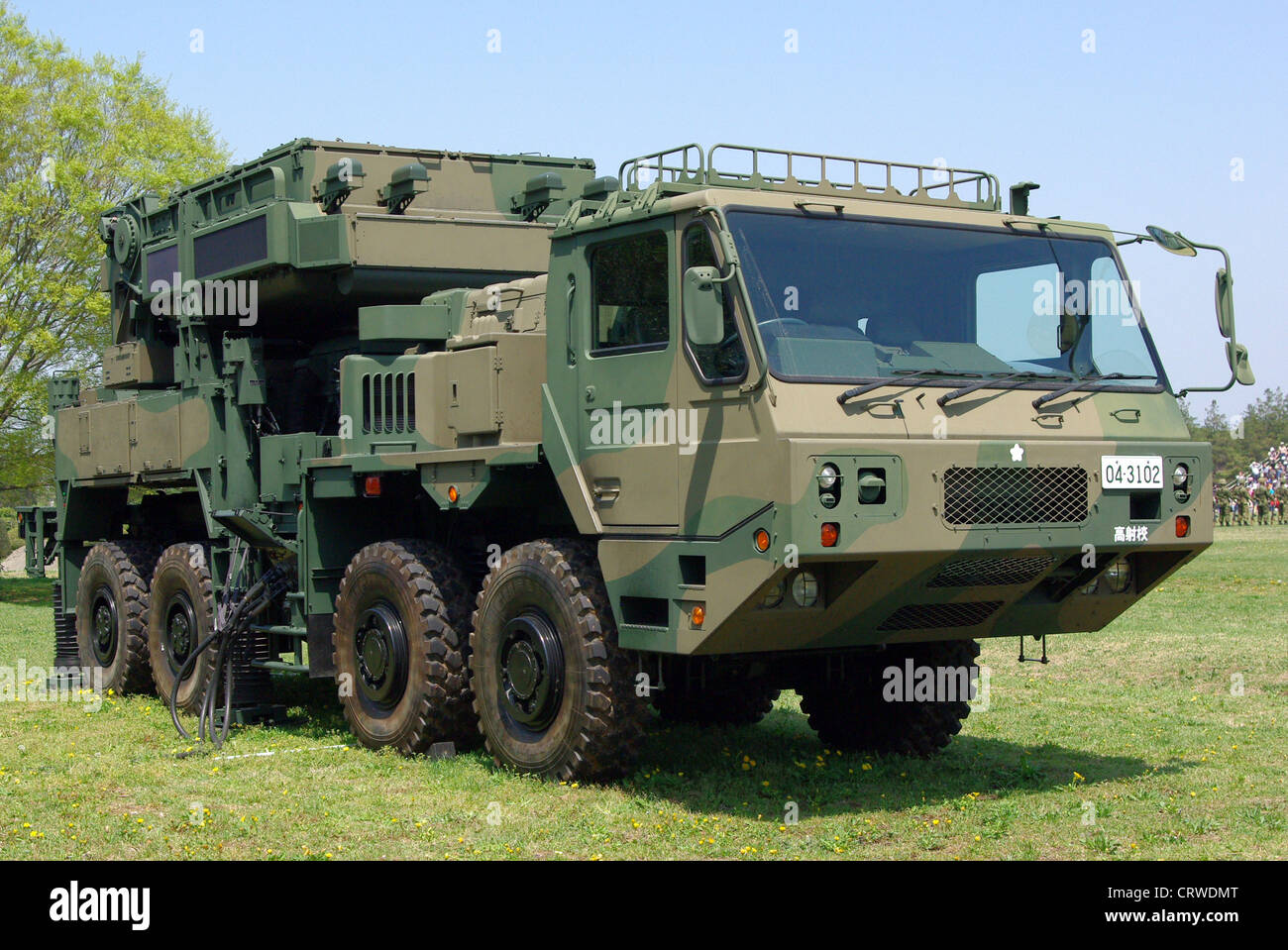 JGSDF Type03 SAM radar,Air Defence Artillery School unit Stock Photo ...