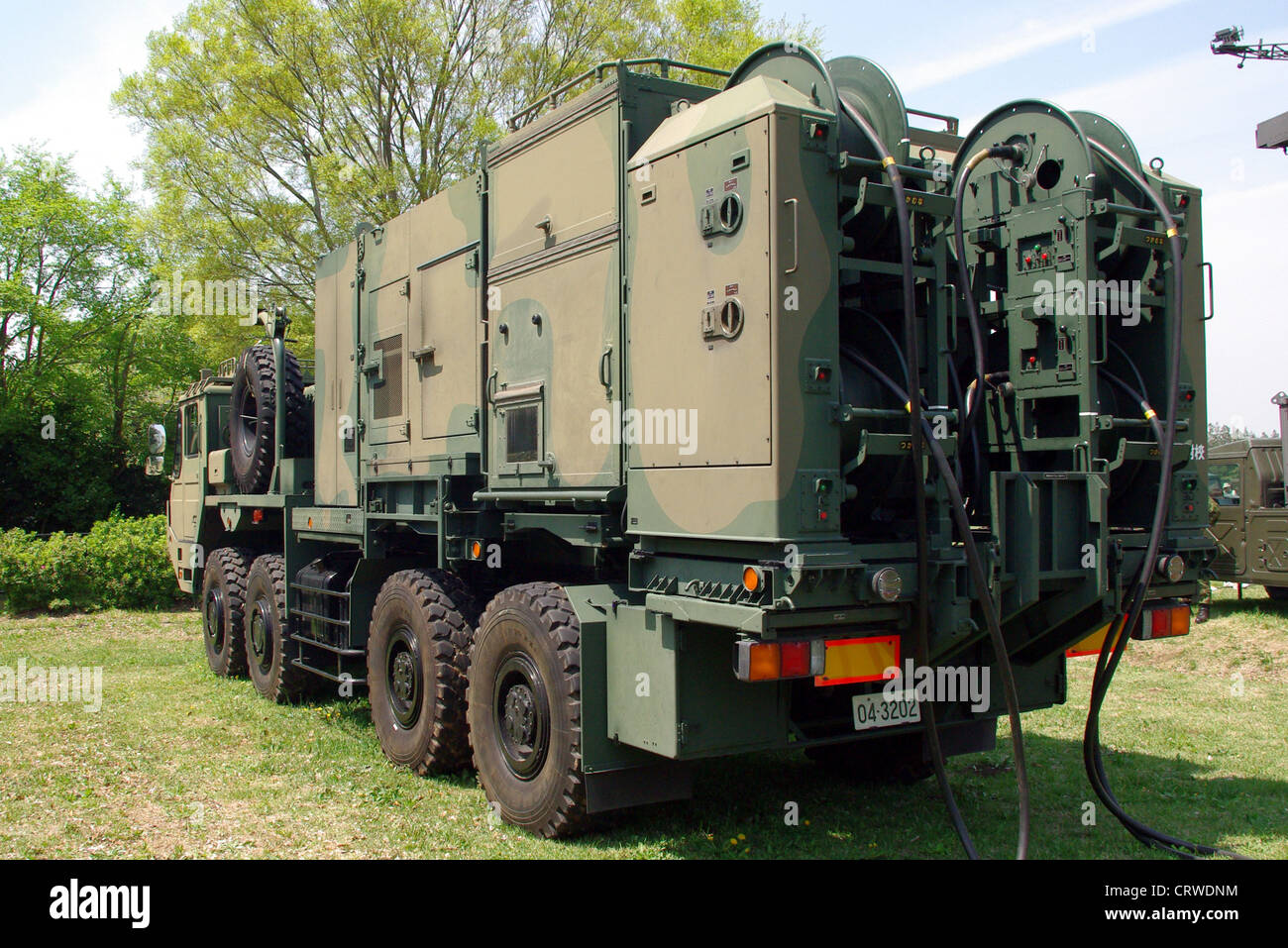 JGSDF Type03 SAM radar,Air Defence Artillery School unit Stock Photo ...