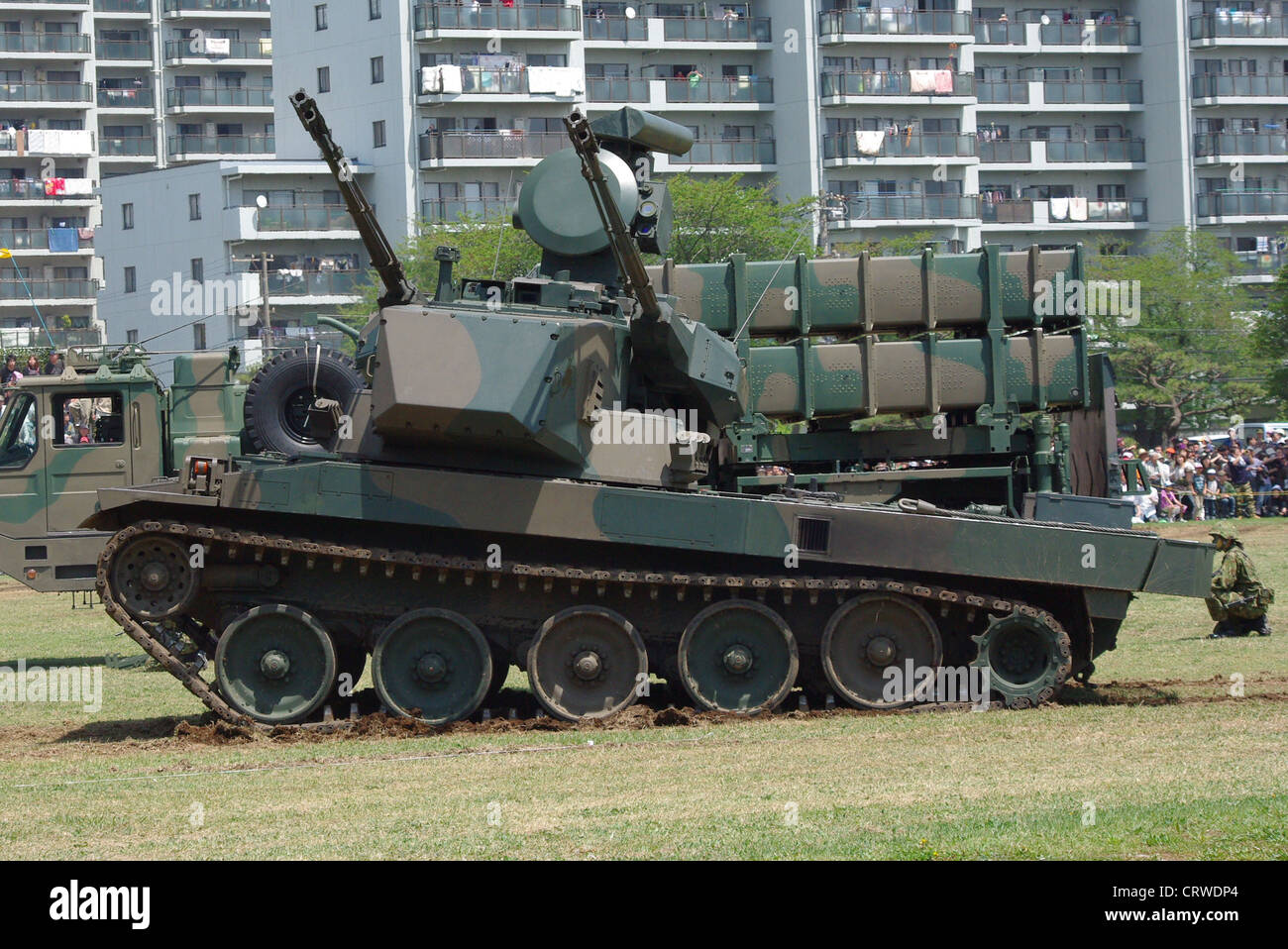 JGSDF Type87 Self-Propelled Anti-Aircraft Gun,Air Defence Artillery ...