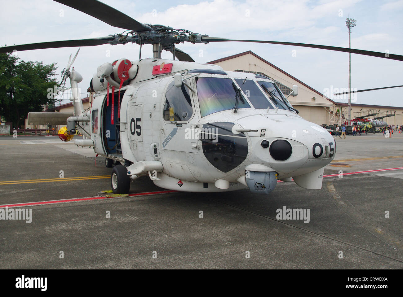 JMSDF SH-60K helicopter.At USAF Yokota AFB,Japan Stock Photo - Alamy