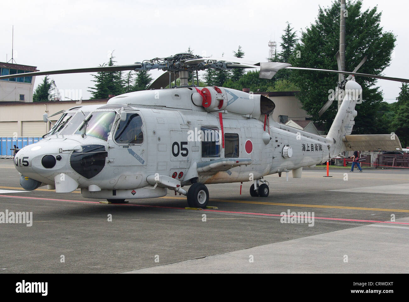 JMSDF SH-60K helicopter.At USAF Yokota AFB,Japan Stock Photo - Alamy