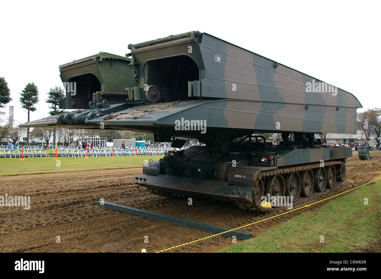 JGSDF Type91 Armoured vehicle launched bridge Stock Photo - Alamy