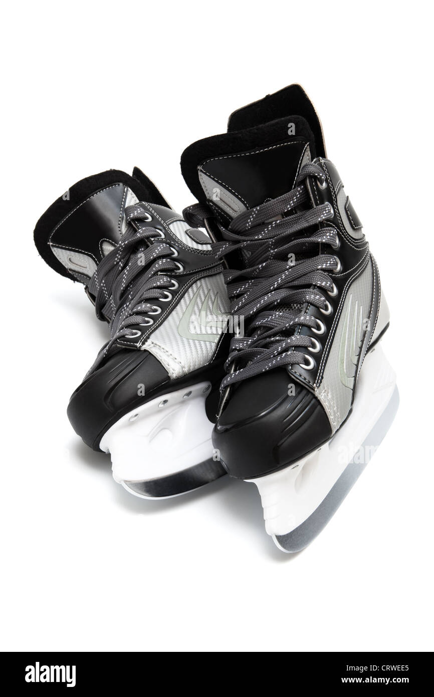 modern black skates Stock Photo - Alamy