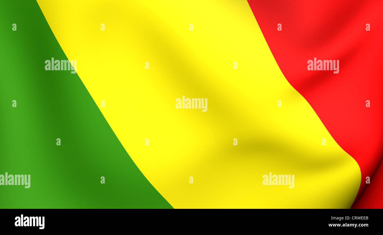 Mali fluttering flag hi-res stock photography and images - Alamy