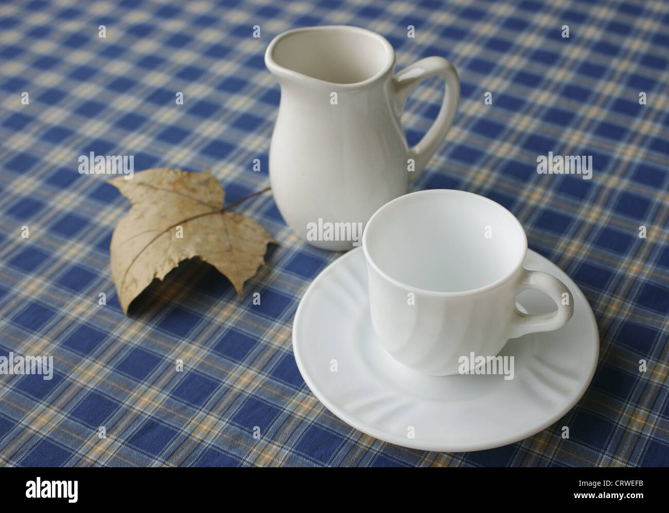 morning coffee with milk Stock Photo - Alamy