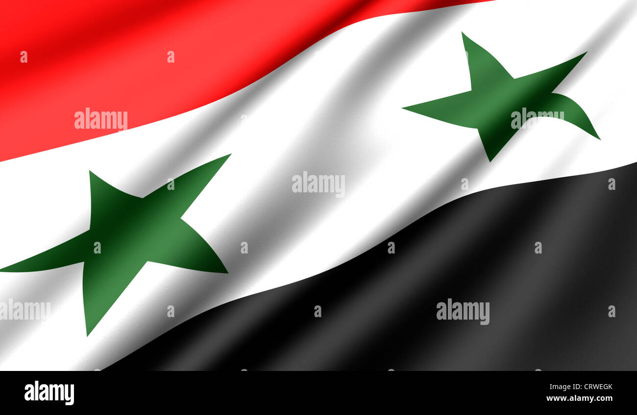 Islamic state flag syria hi-res stock photography and images - Alamy