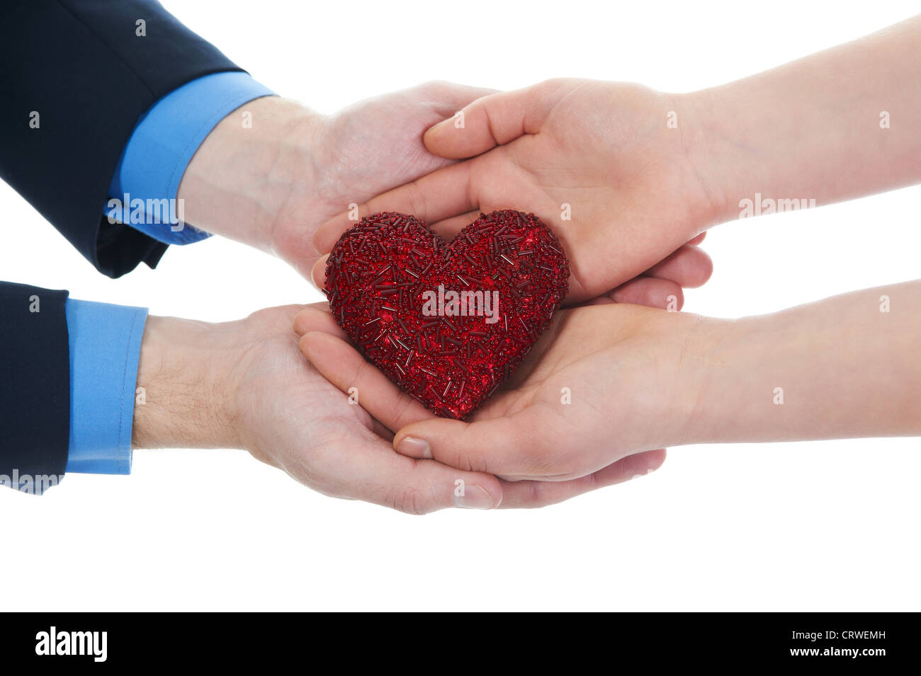 Boy heart in hand hi-res stock photography and images - Alamy