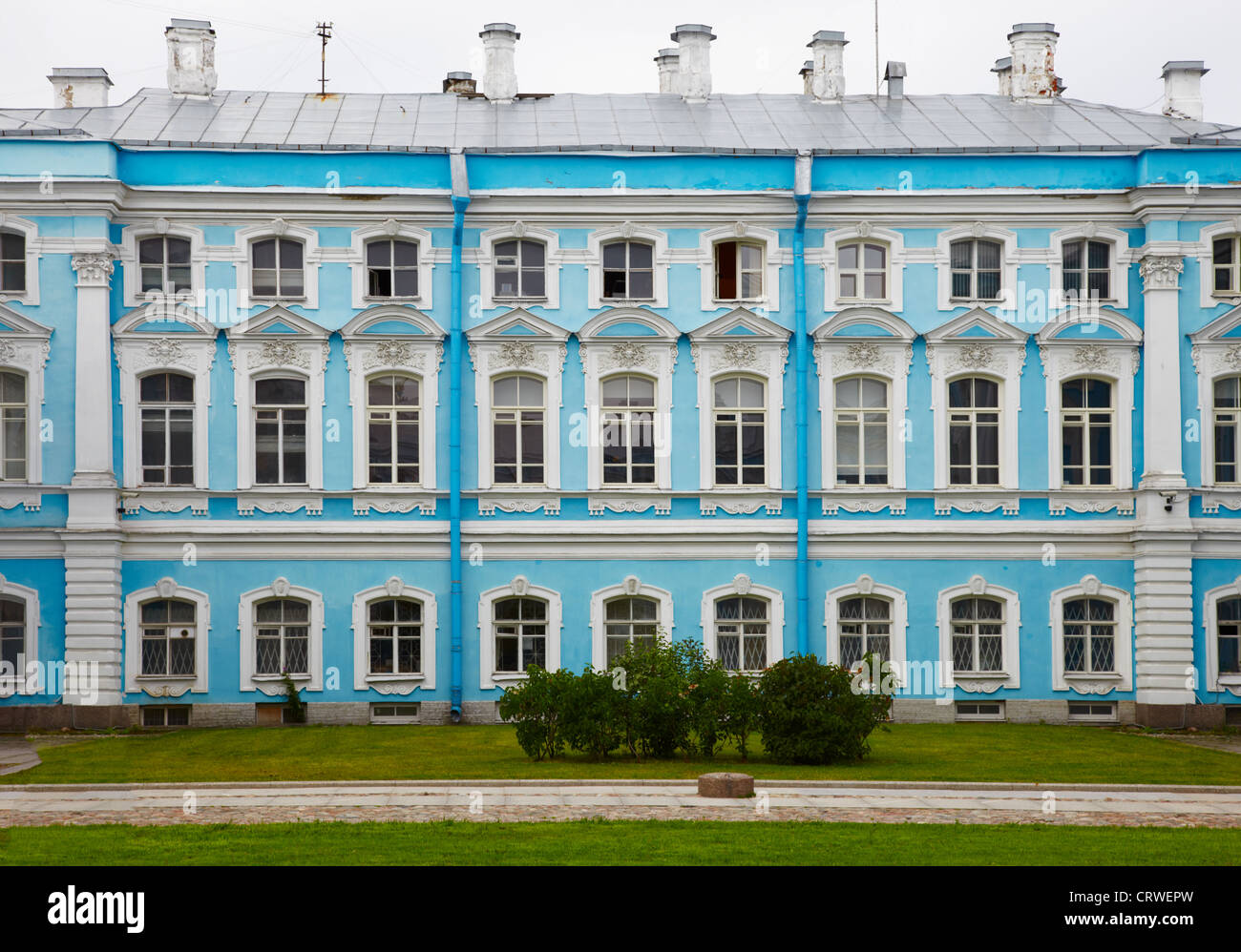 The ancient palace in Russia, St. Petersburg - Smolny Monastery Stock ...