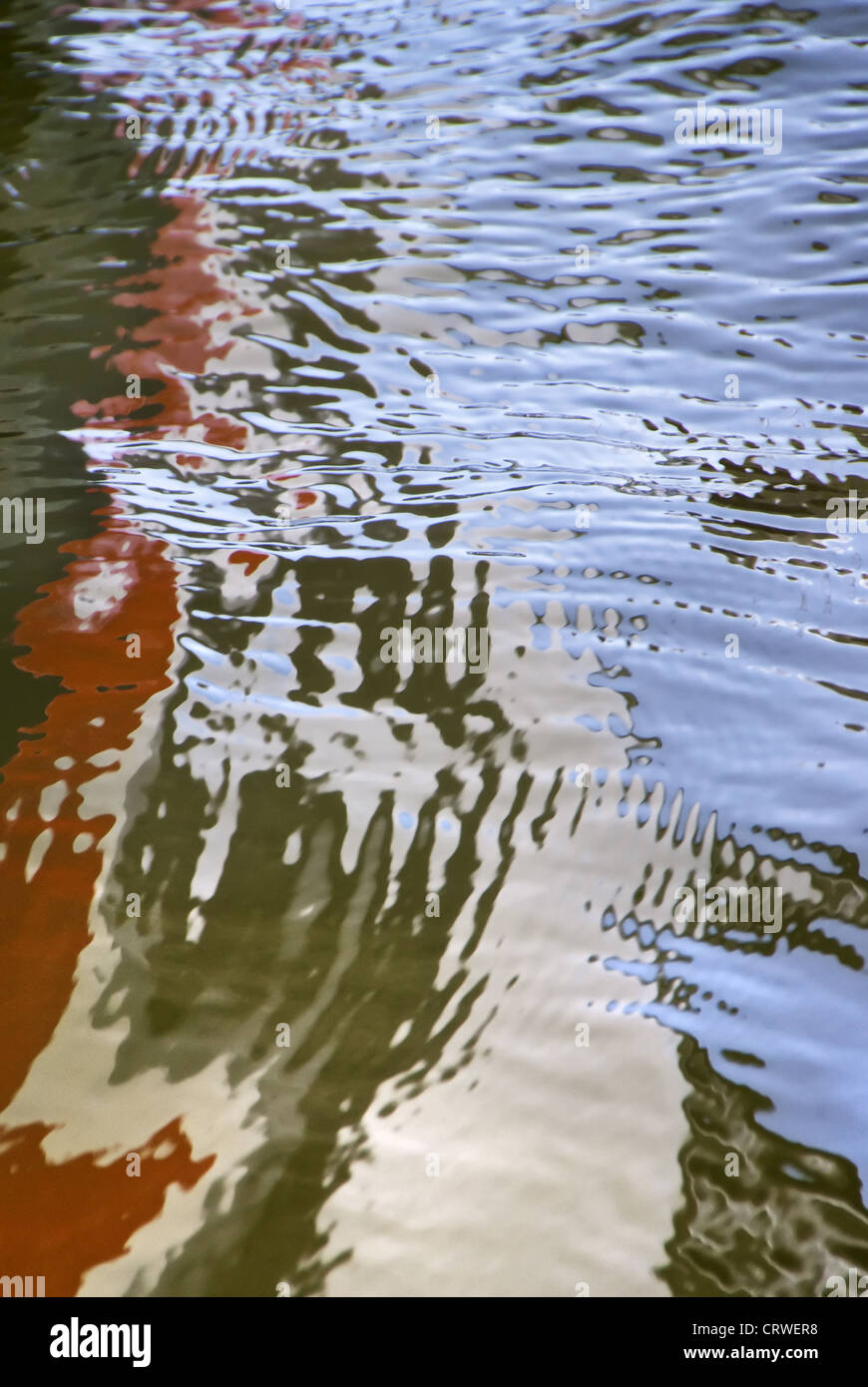 Reflection of a boat Stock Photo - Alamy