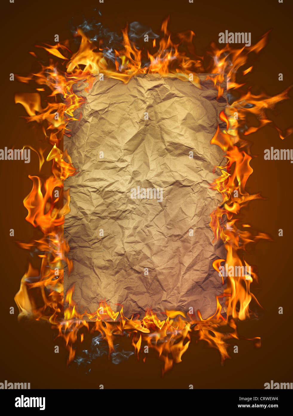 Burning paper hi-res stock photography and images - Alamy