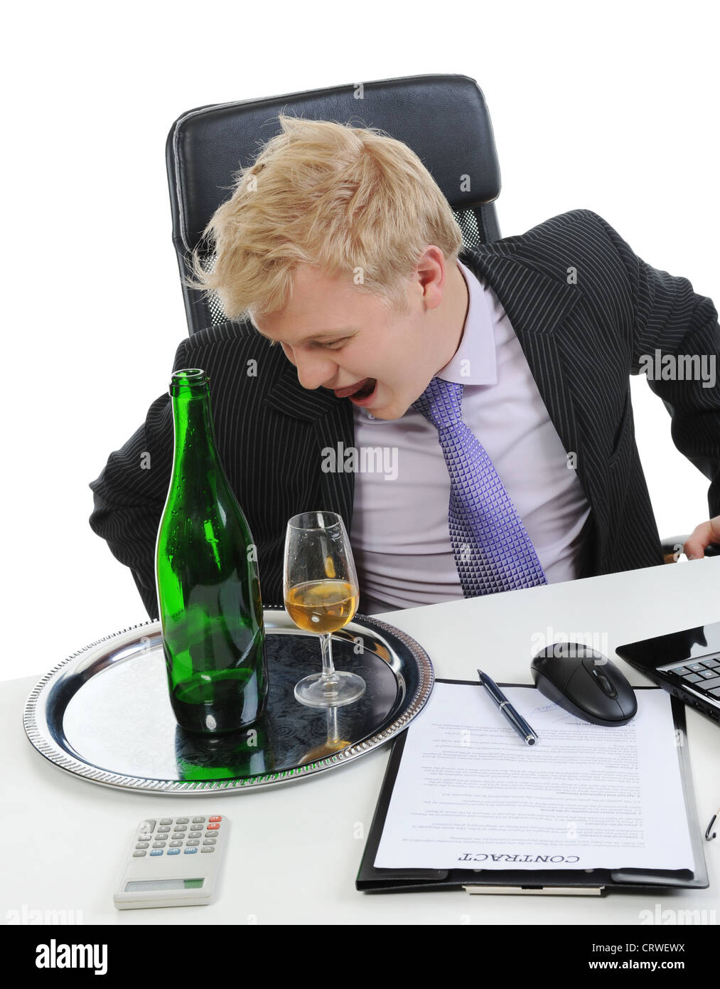 Christmas computer drunk hi-res stock photography and images - Alamy
