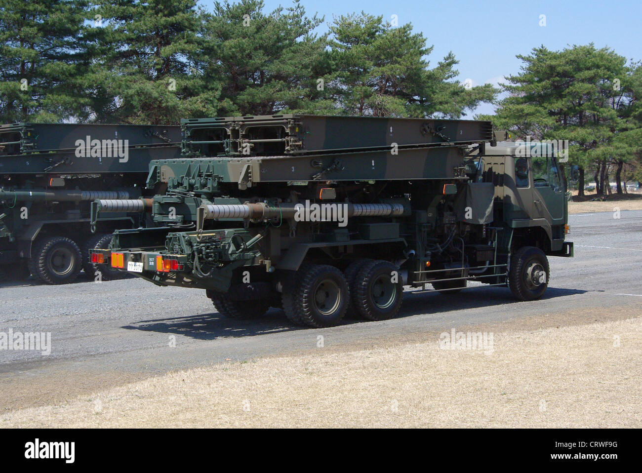 JGSDF Type 81 self propelled bridge,307th engineer unit Stock Photo - Alamy