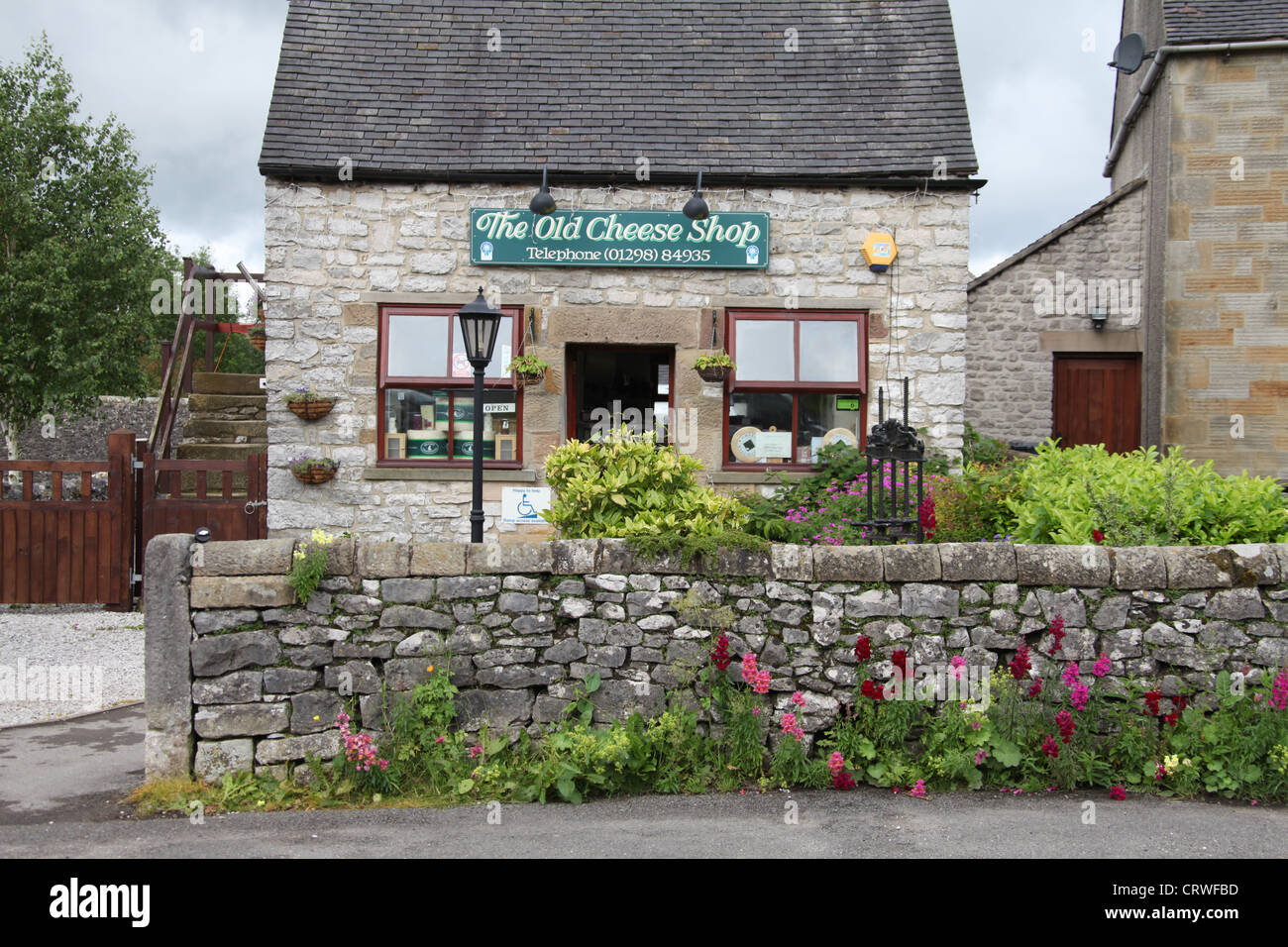 Hartington Cheese Shop in the Derbyshire Peak District Stock Photo - Alamy