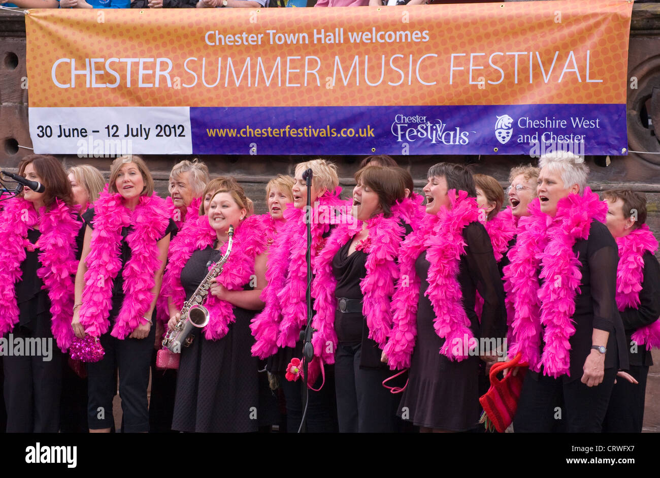 Chester Summer Music Festival Stock Photo - Alamy