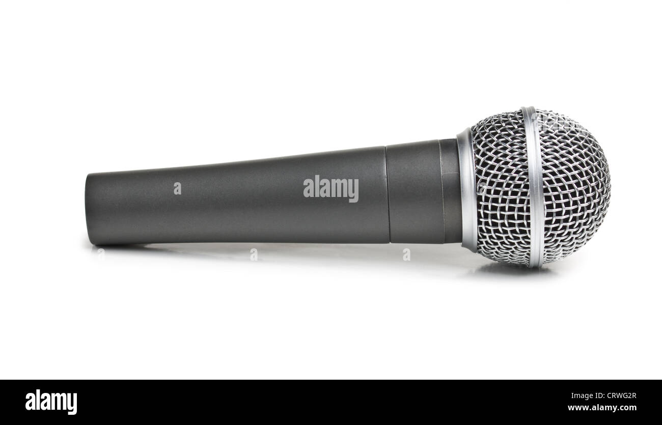 Classic dynamic microphone Stock Photo - Alamy