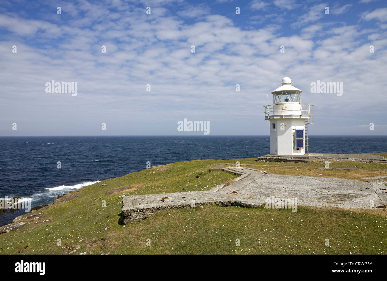Lighthouse at Waternish Point, Isle of Skye Stock Photo - Alamy