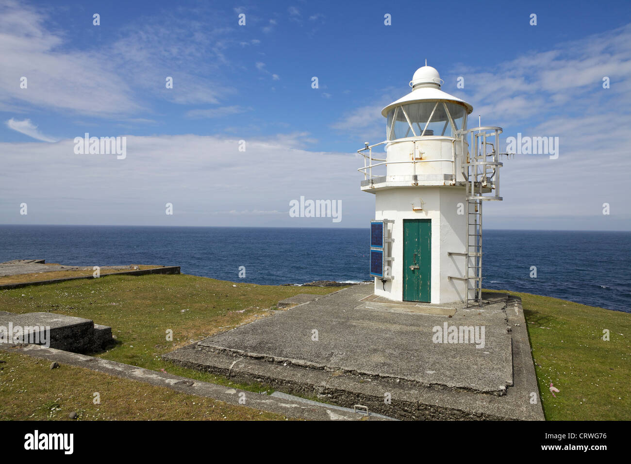 Lighthouse at Waternish Point, Isle of Skye Stock Photo - Alamy