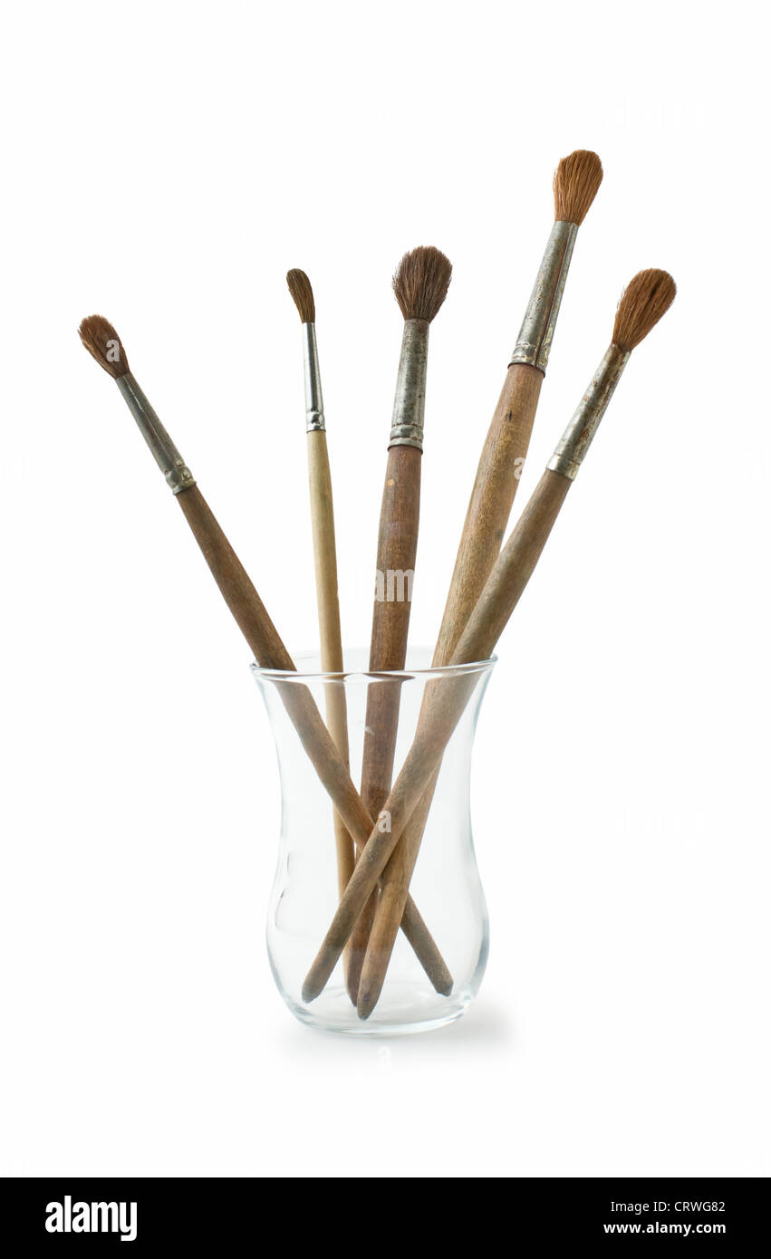 Brushes and tool Cut Out Stock Images & Pictures - Alamy