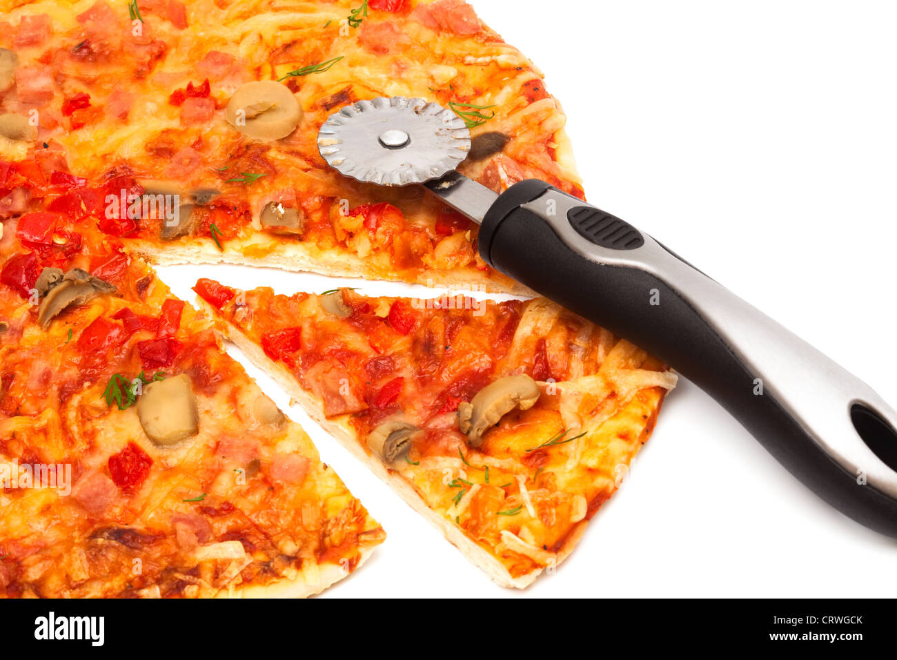 pretty tasty pizza Stock Photo - Alamy