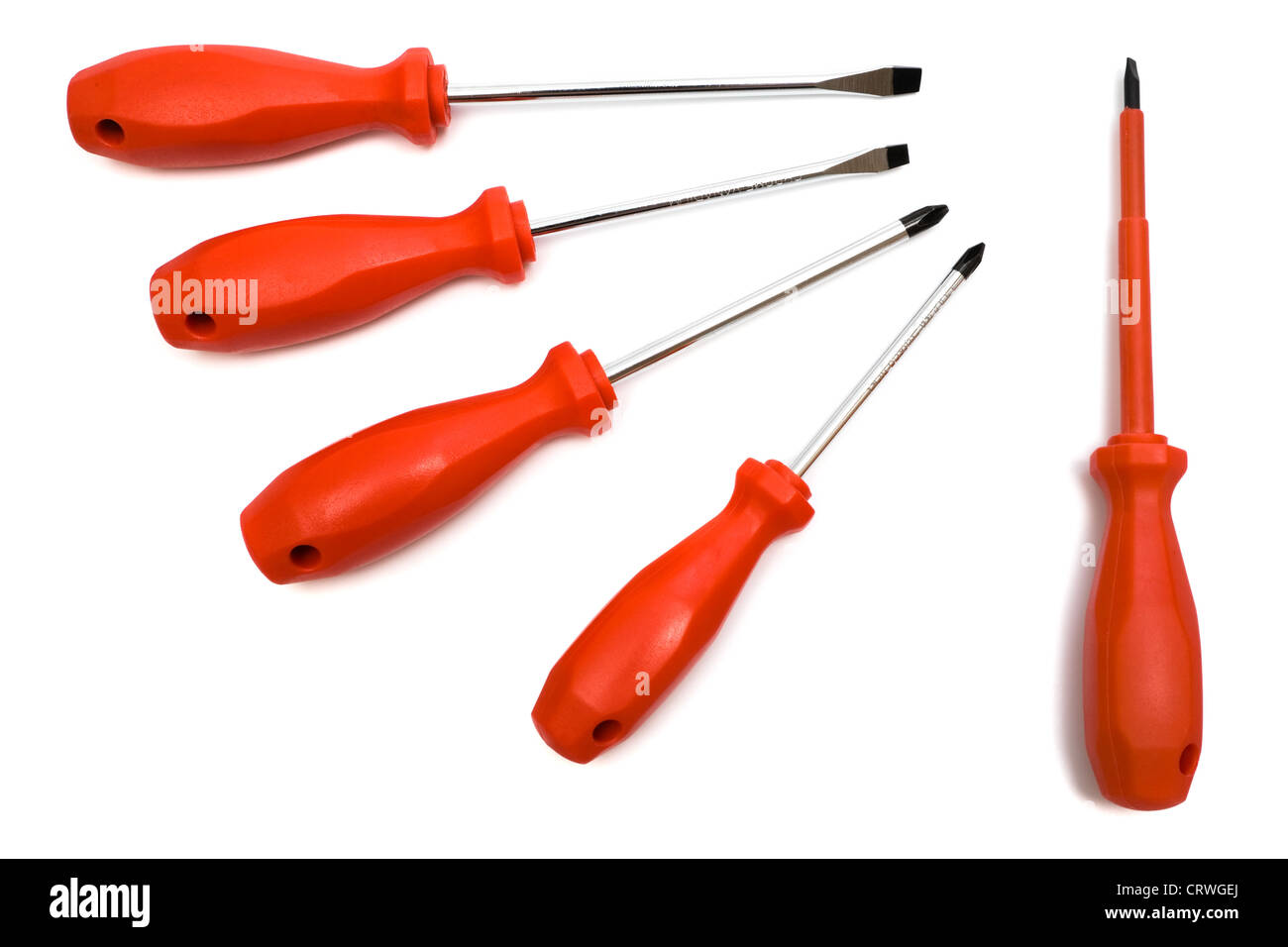 Set of steel screwdrivers Stock Photo - Alamy