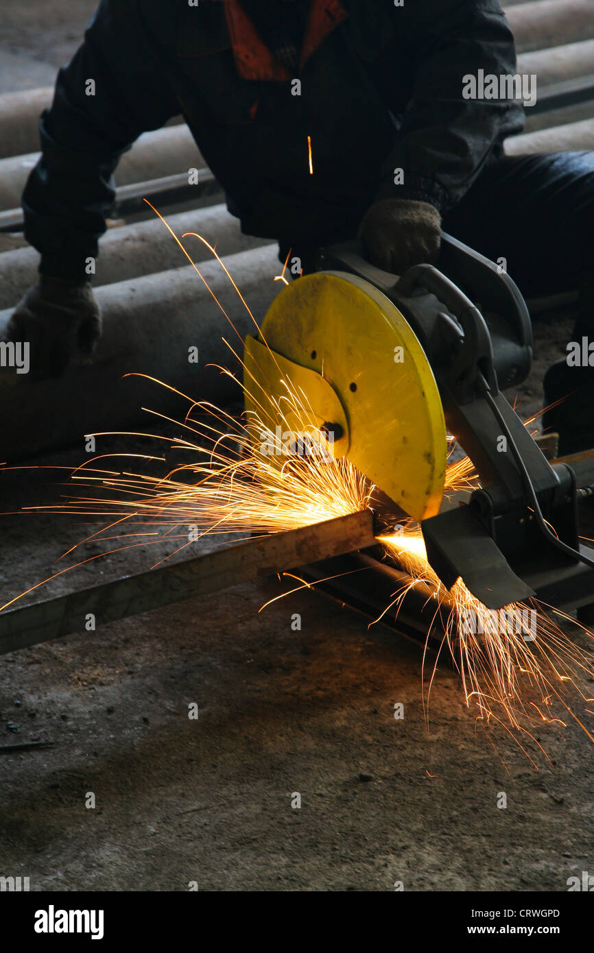 Processing of metal Stock Photo - Alamy