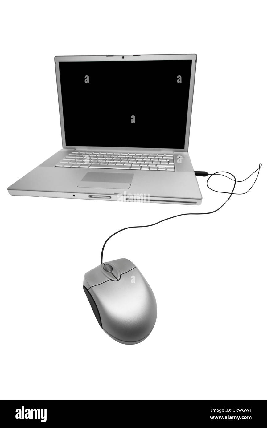 Modern and stylish laptop Stock Photo - Alamy