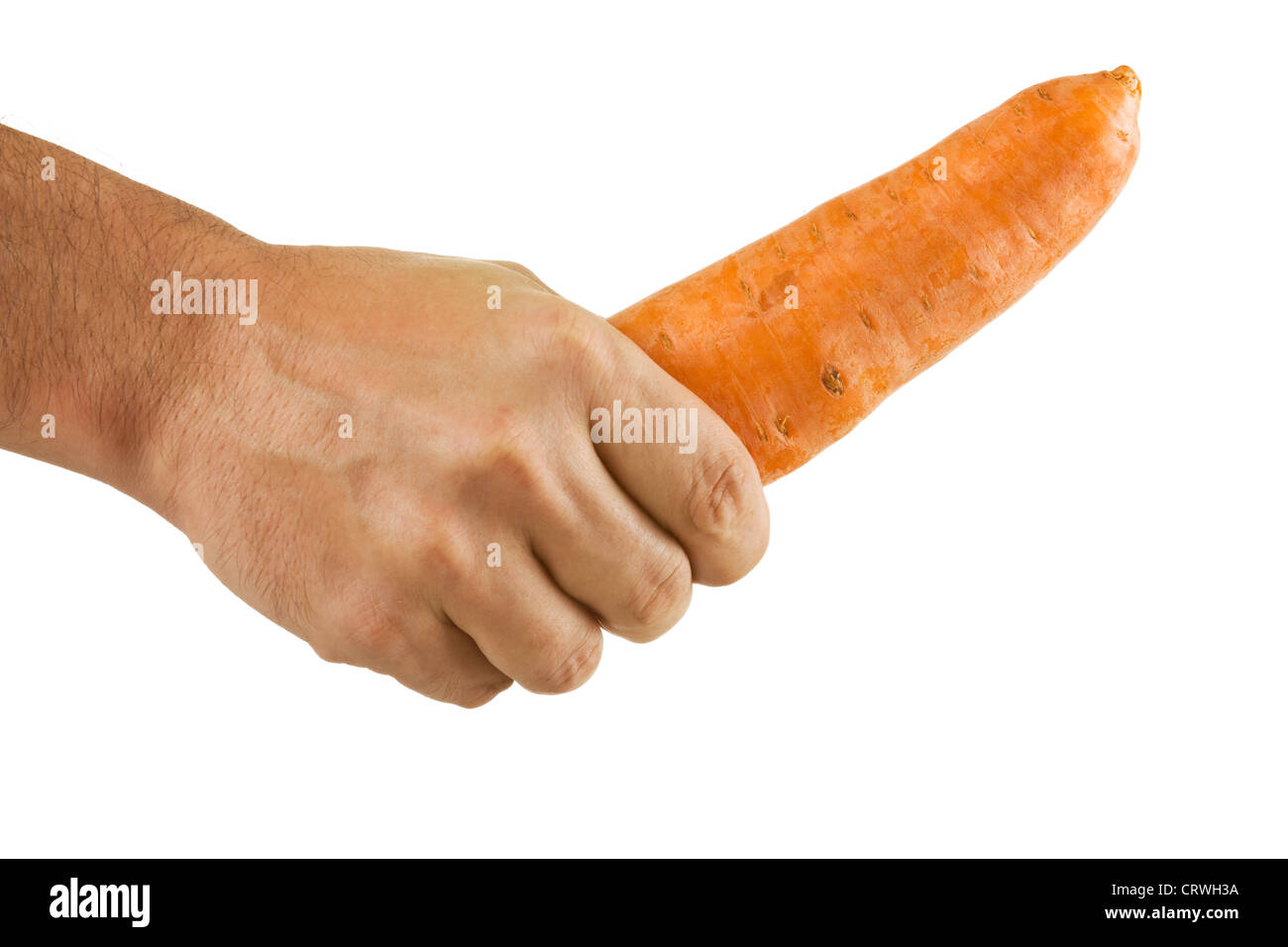 carrot in hand Stock Photo - Alamy