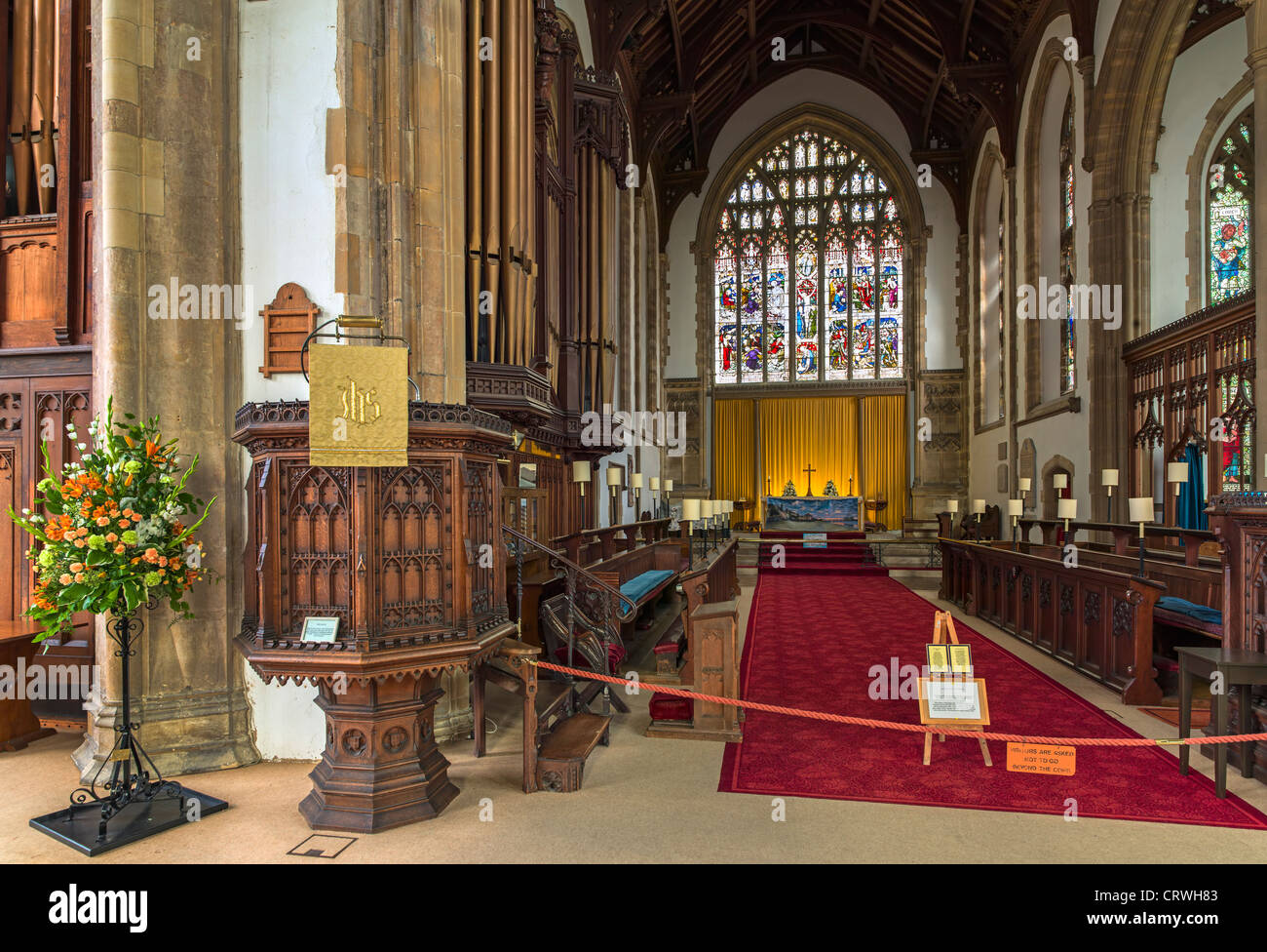 Interior pulpit parish church hi-res stock photography and images - Alamy