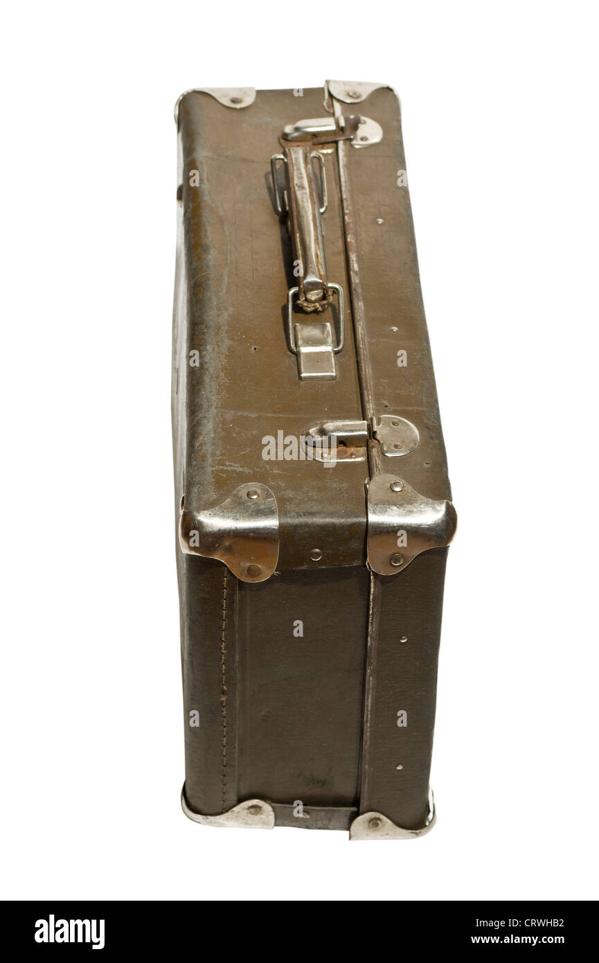Old leather classic suitcase hi-res stock photography and images - Alamy